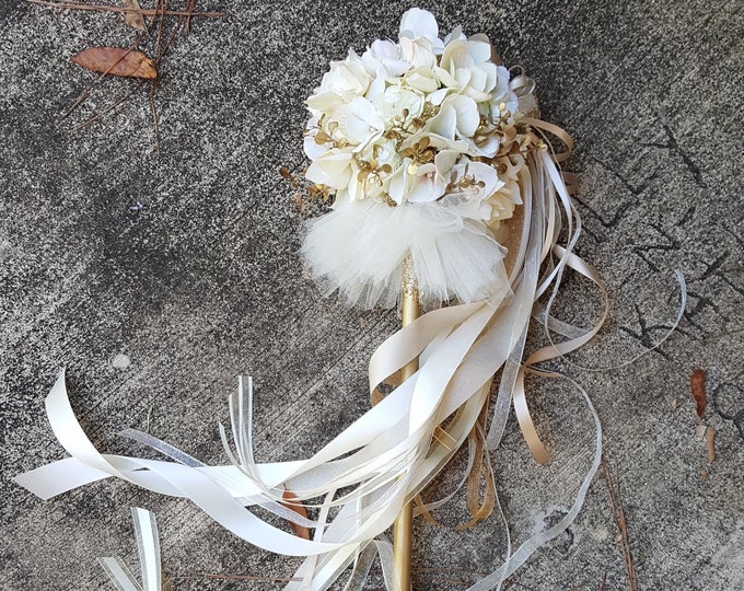 VARIETY of Ivory, Champagne Pom Wands Custom Order - Etsy