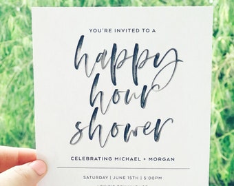 Baby Shower Happy Hour Invitations - Etsy