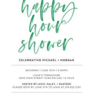 DIGITAL DOWNLOAD the Morgan Happy Hour Shower - Etsy
