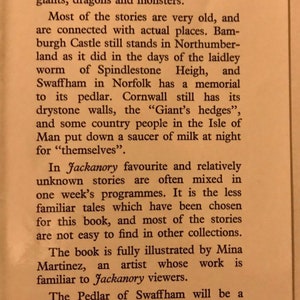 1970's BBC Jackanory Related Book. the Pedlar of Swaffam - Etsy
