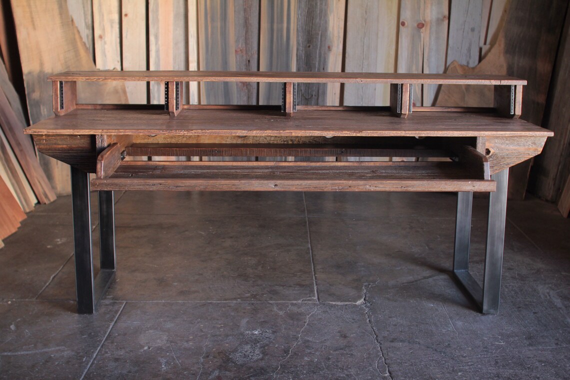 Monkwood SD88 Rustic Studio Desk for Audio / Video / Film / - Etsy