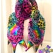 Lisa Frank Inspired Scarf - Winter Clothing - Cosplay - Etsy