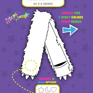 Custom Monstar Scarf - Cosplay - Furries - Etsy