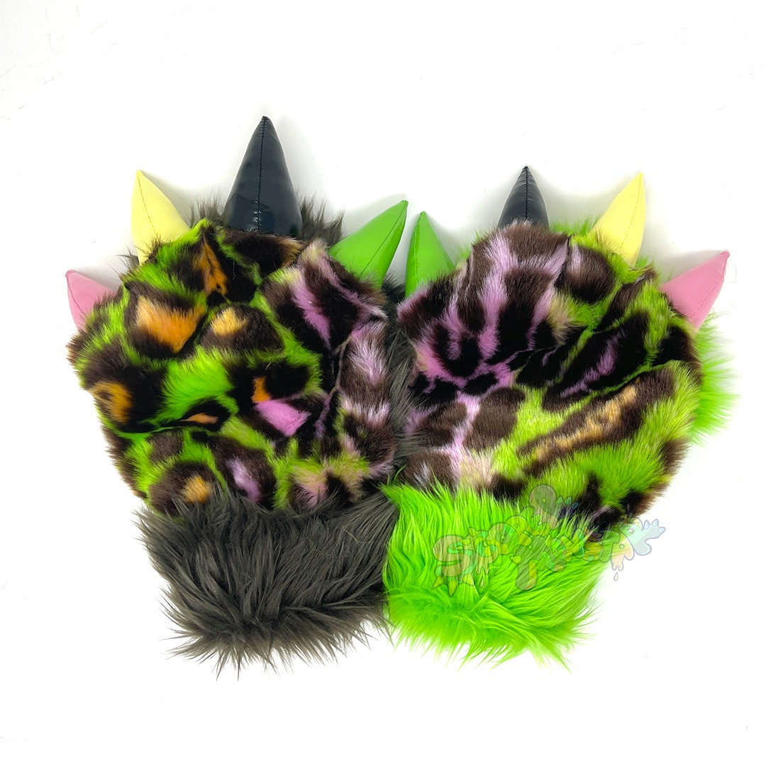 Forest Spirt Paws - Raver Cuffs - Animal Paws - Etsy