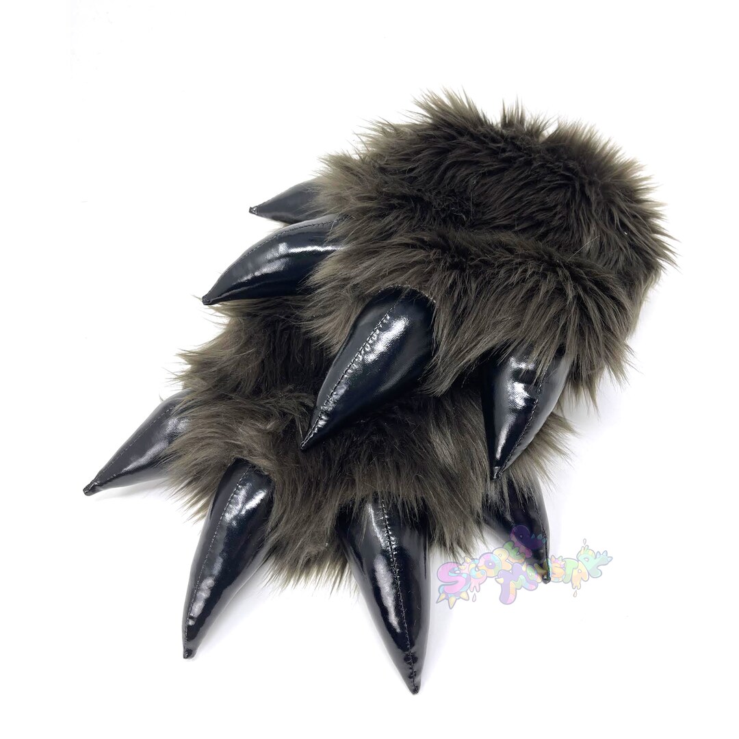 Dark Brown Paws - Therian Gear - Cosplay Paws - Etsy