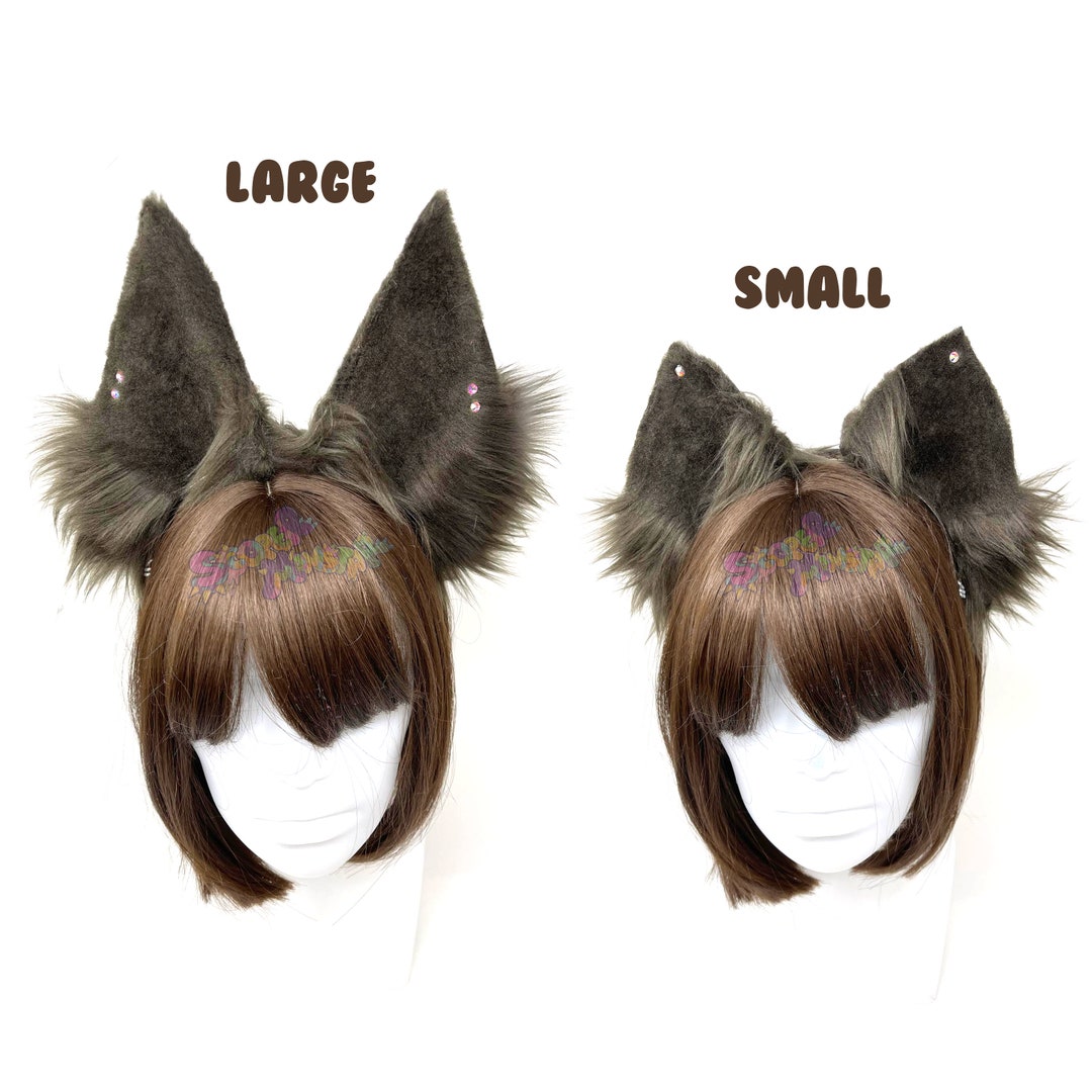 Dark Brown Ears - Therian Gear - Cosplay Ears - Etsy