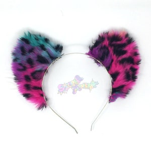 Lisa Frank Inspired Cosplay Kitty Ears - Etsy