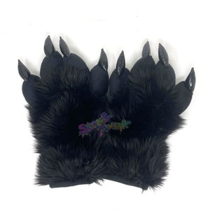 Black Furry Paws - Therian Gear - Cosplay Paws - Etsy