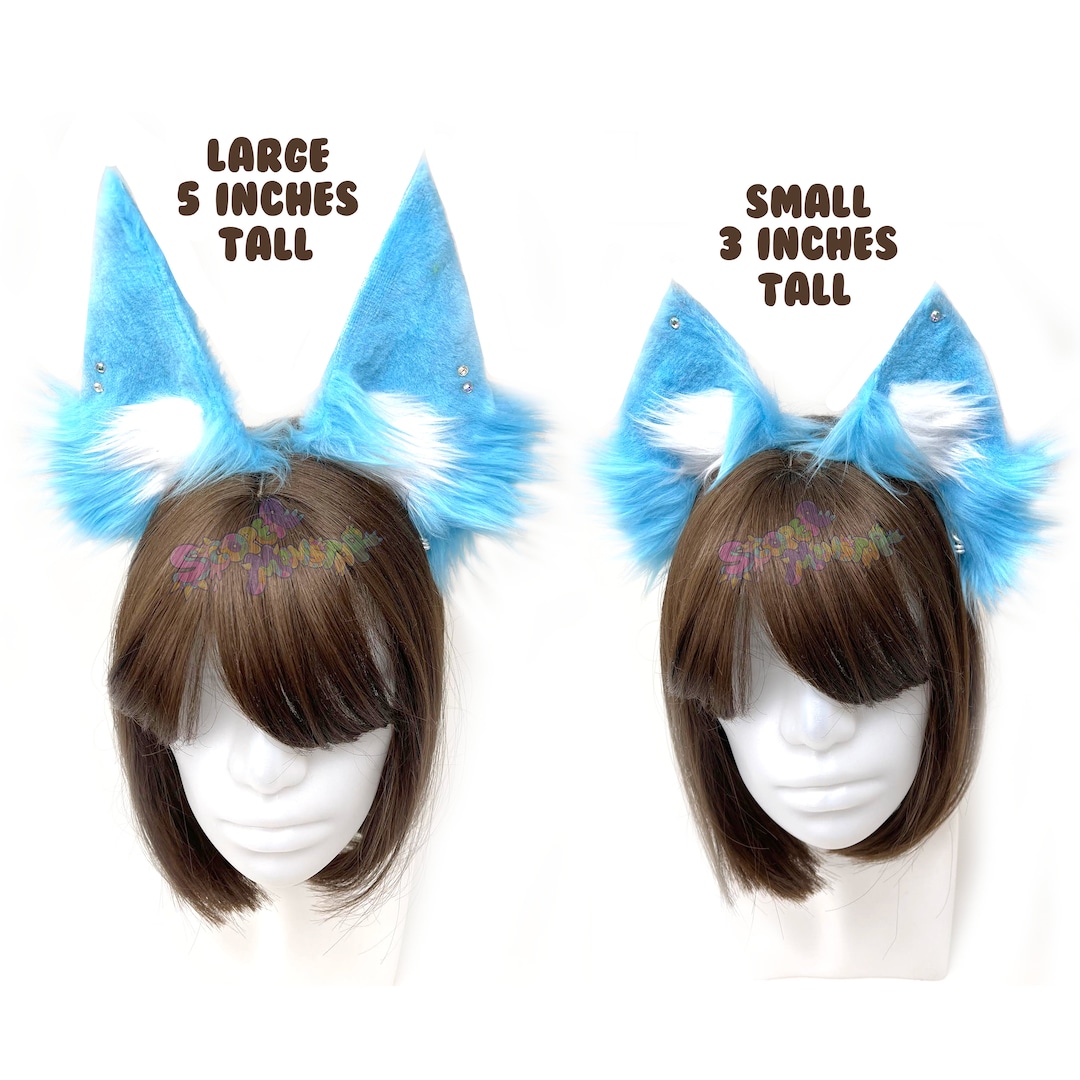 Large or Small Blue Ears Headband - Cosplay - Etsy