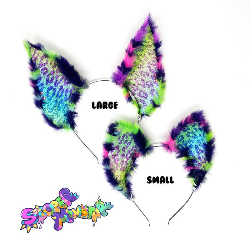 Leopard Print Cosplay Ears - Etsy