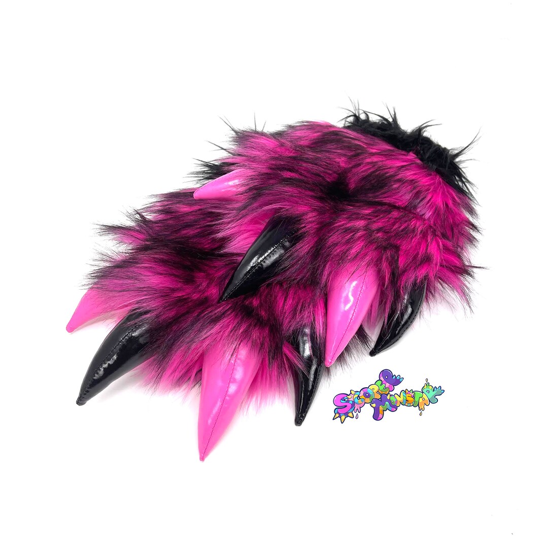 Hot Pink Claw Paws - Cosplay - Furry Paws - Etsy
