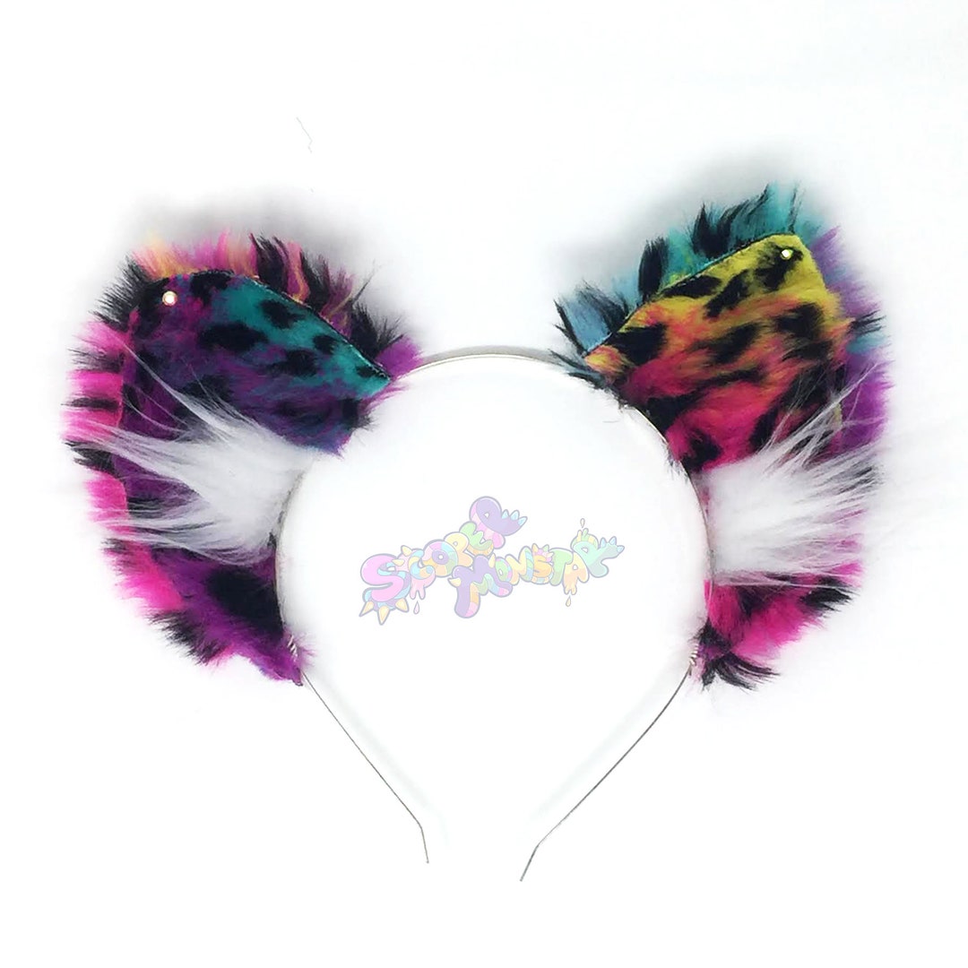 Lisa Frank Inspired Cosplay Kitty Ears - Etsy