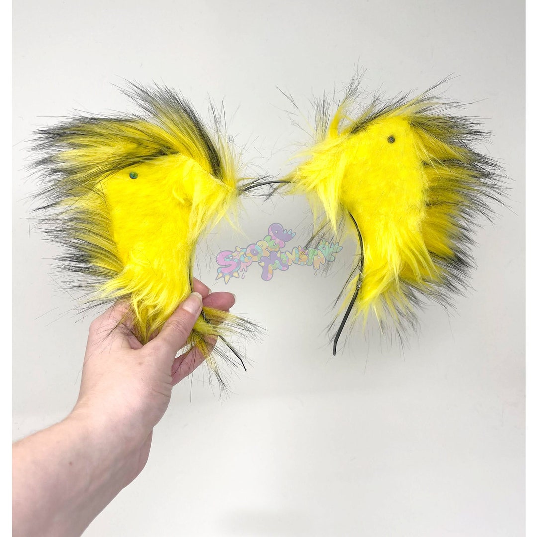 Small Yellow Cat Ears Cosplay - Etsy