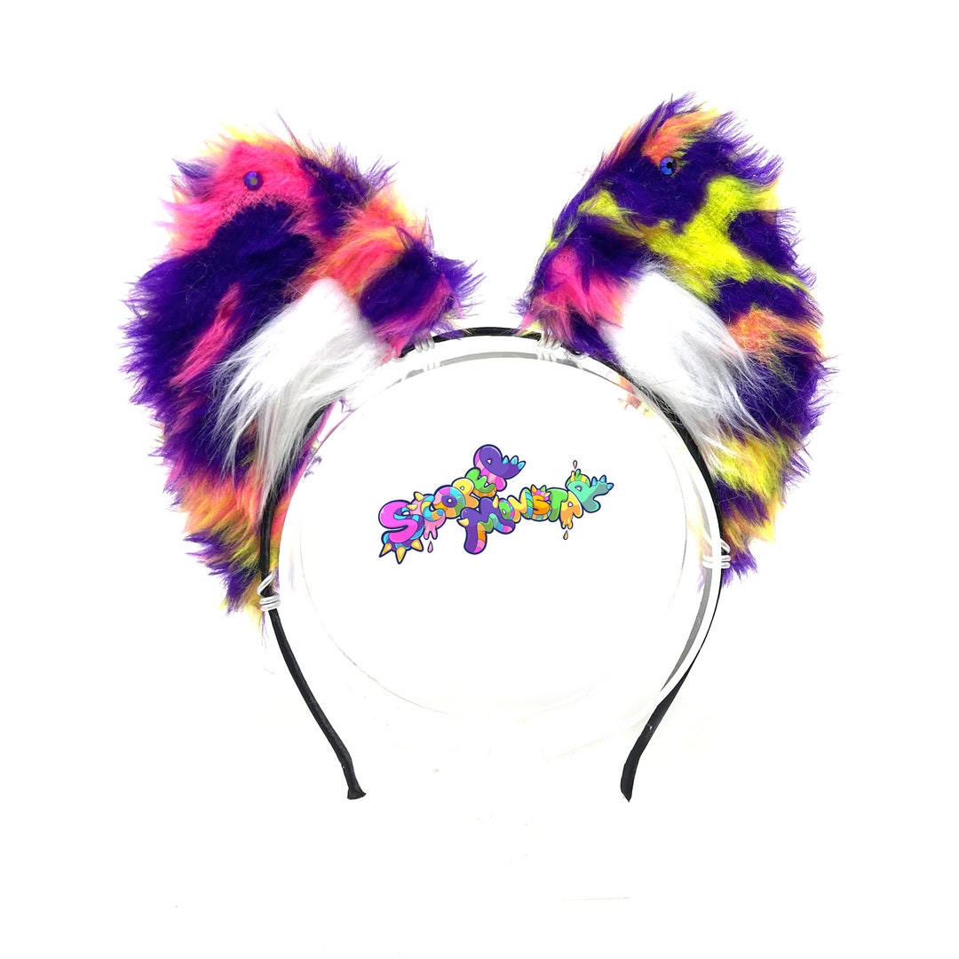 Small Leopard Neon Ears - Cosplay - Etsy