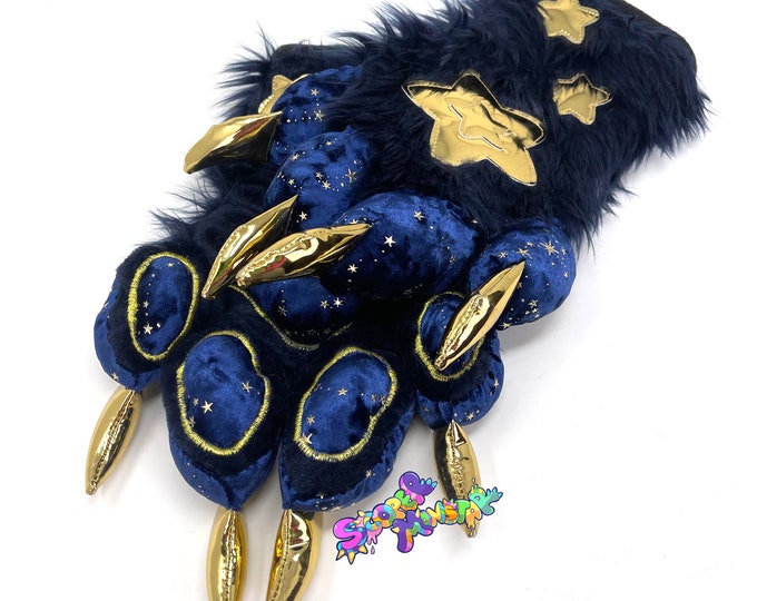 Starry Night Paws - Furry Paws - Cosplay Paws - Etsy