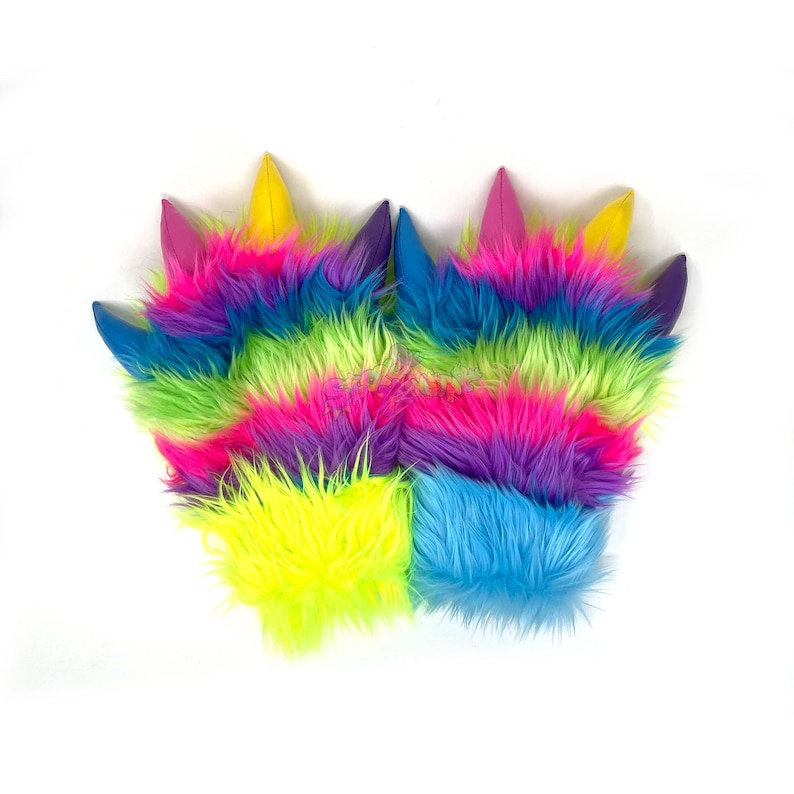 Neon Raver Rainbow Animal Set - Halloween Outfit - Cosplay - Etsy