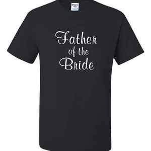 Father of the Bride T-shirt for Brides Dad Father Gift idea | Etsy