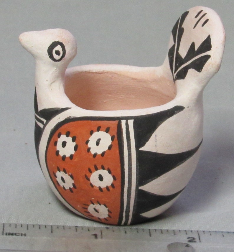 Acoma Pueblo Andrea Corpuz Turkey Pottery Effigy Native - Etsy