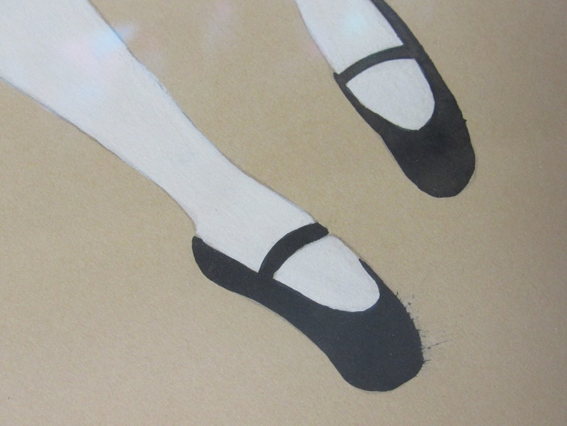 M. M. Roe Maggie Signed Original Watercolor Ballerina Dancers Dated ...