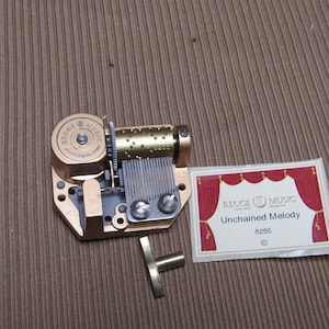 Reuge Music Box Movement Mechanism 18 Notes Plays Unchained Melody - Etsy