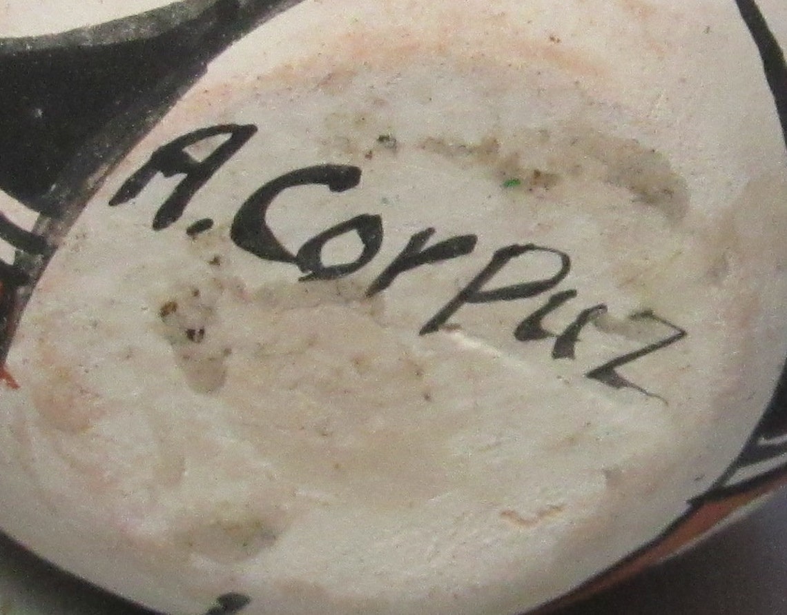 Acoma Pueblo Andrea Corpuz Turkey Pottery Effigy Native - Etsy