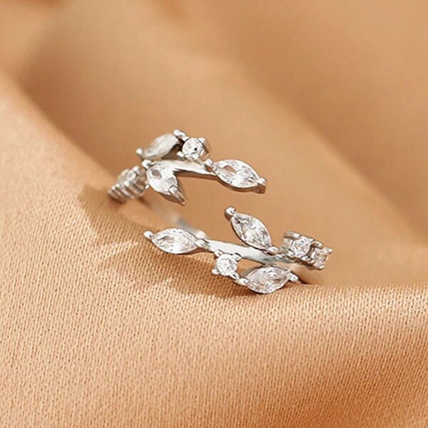 Branch Leaf Ring - Etsy