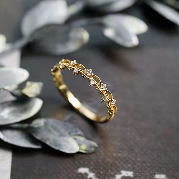Gold Branch Ring - Etsy