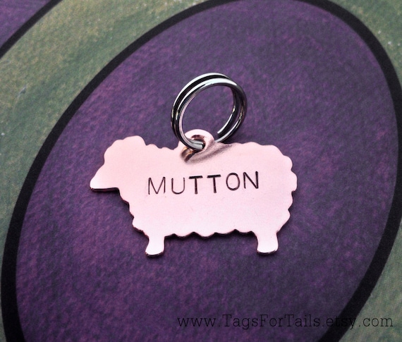 Colored Sheep Name Tag