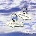 Zeppelin Pet ID Tag Handmade Nickel Copper or Brass - Etsy