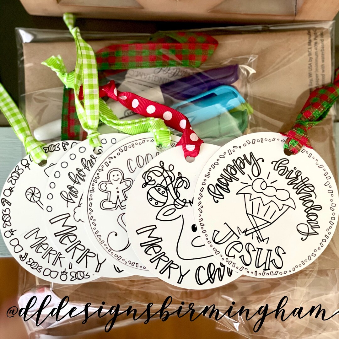 Color Your Own Christmas Ornament Diy Kit for Kids Rudolph Nutcracker ...