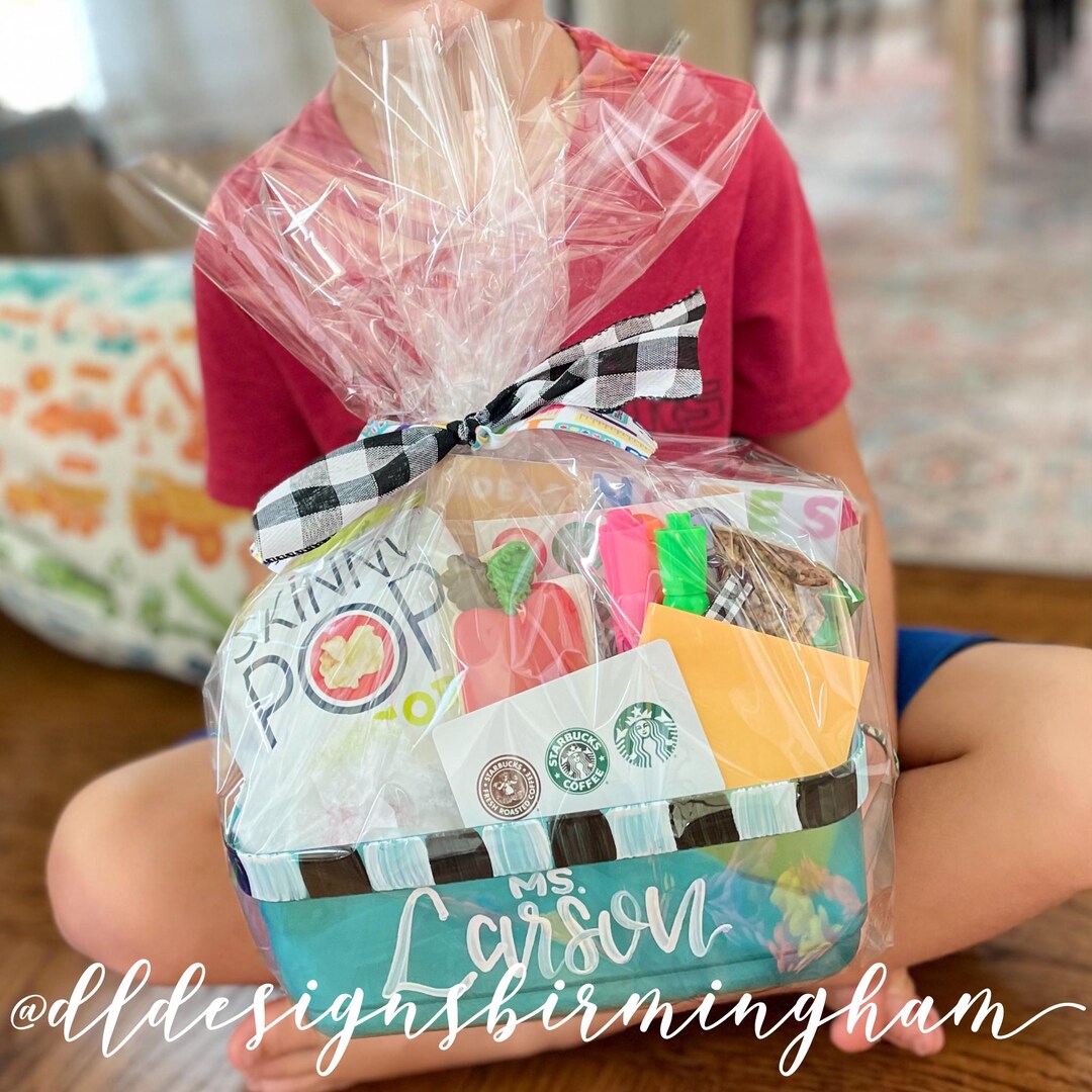 Teacher Back to School Caddy With Goodies Preorder Teacher Appreciation ...