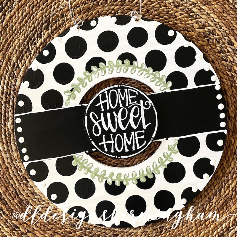 Polka Dot Sign - Etsy