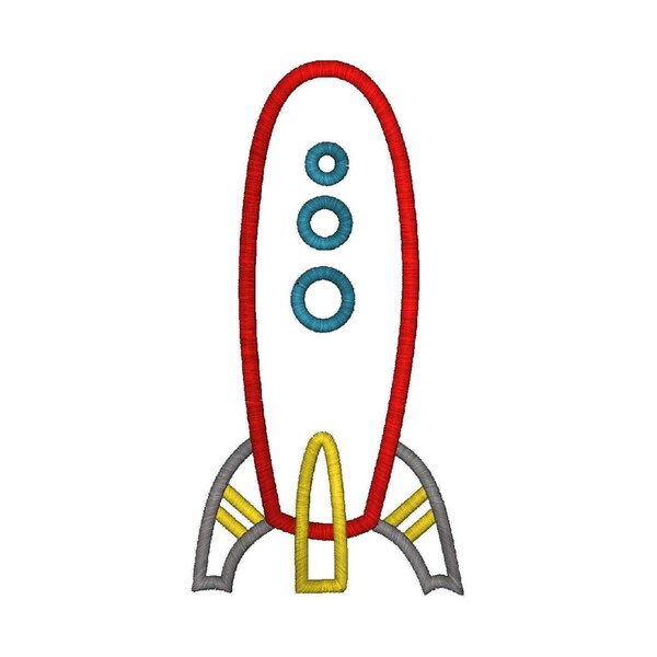 Rocket Applique - Etsy