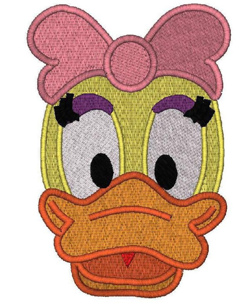 Mr. & Mrs. Duck Head 4 Sizes Each Machine Embroidery Design - Etsy