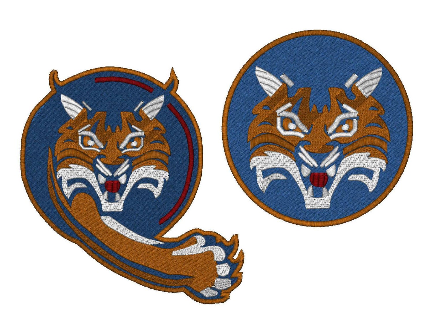 Bobcat Designs Bobcat With Claw & Bobcat Head Only 6 Design | Etsy