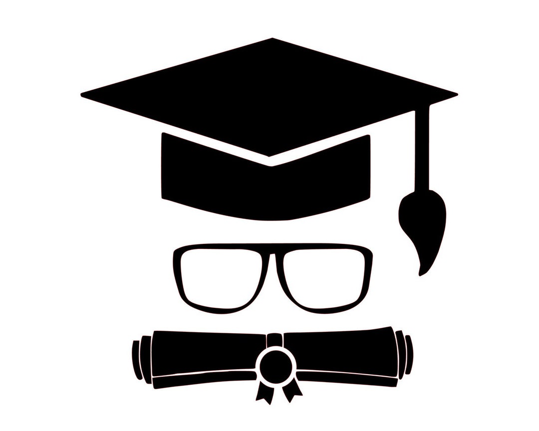SVG GSP, Gaduation Head, Graduation Hat & Diploma, Svg Instant Download ...