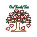 Filled & Applique Heart Tree Family Tree Machine Embroidery - Etsy