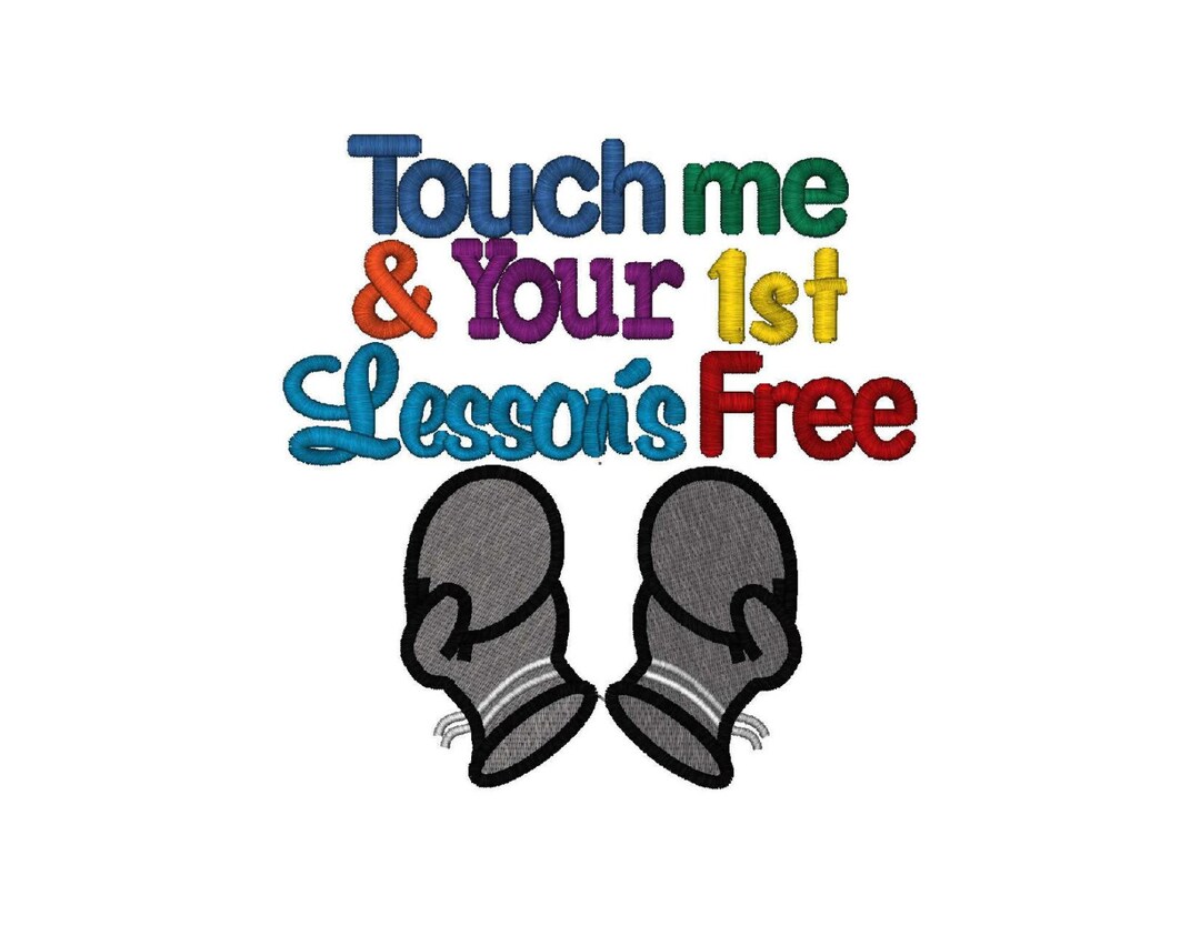 Touch Me & Your 1st Lesson's Free 3 Szs Instant Download - Etsy