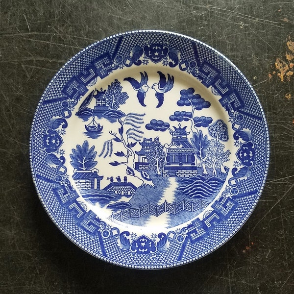 Willow Pattern Plate - Etsy