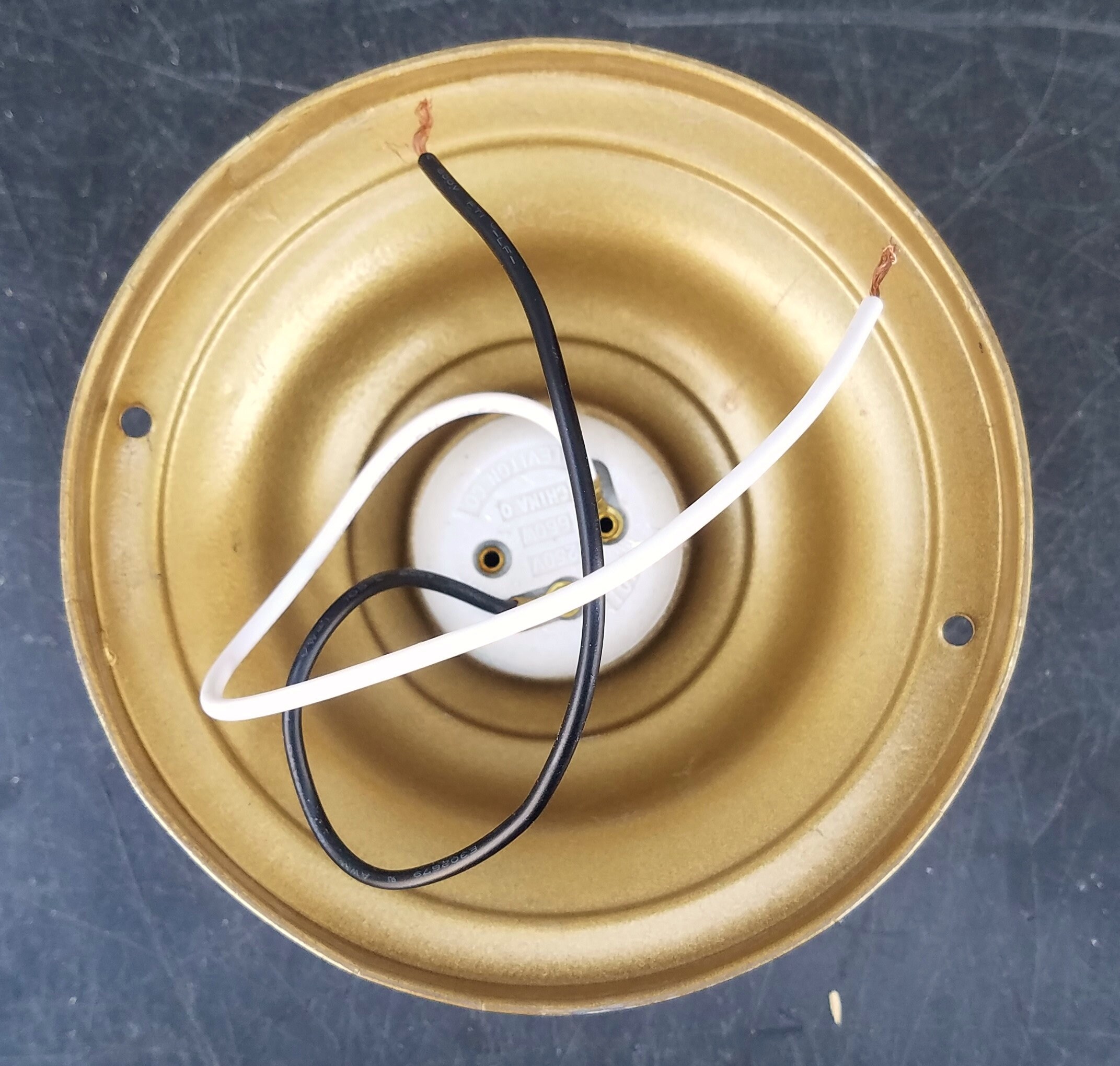 Antique 1920's Flush Mount Lighting Fixture Fully Restored | Etsy