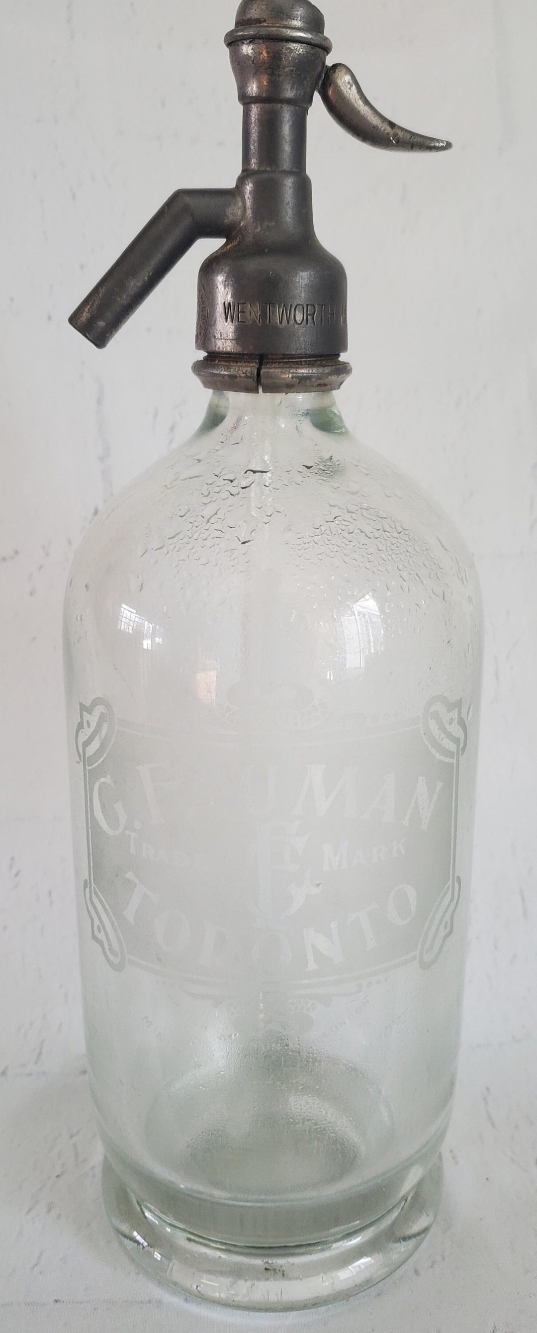 Antique Vintage G. Fauman Seltzer Bottle Soda Water Seltzer Water ...