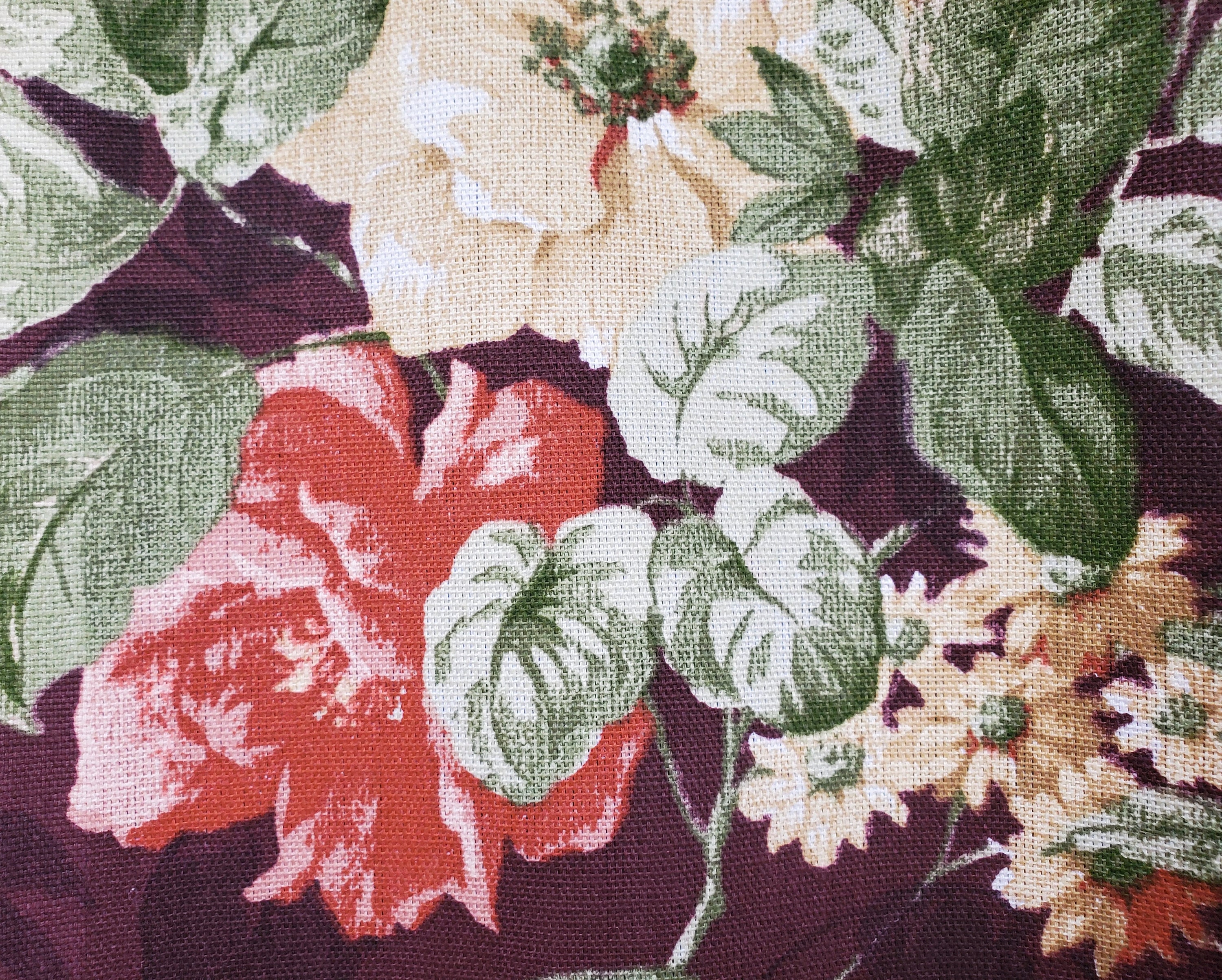 Floral Print Stoff, Blumen, Floral Stoff, Drapery Polsterstoff - Etsy.de