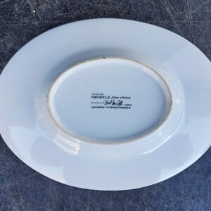 Patrician Profile Fine China Oval Serving Platter Paul Mccobb Jackson ...