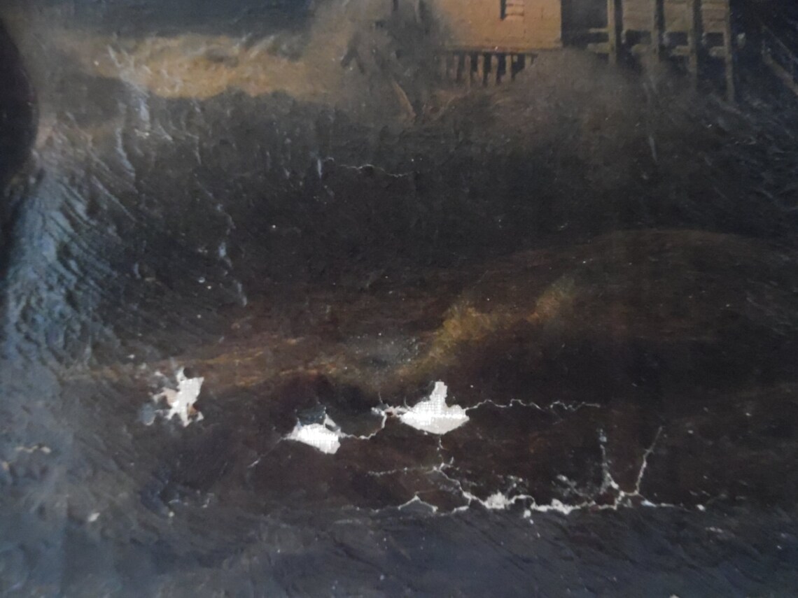 Antique Nautical Lithograph on Canvas Print Sailing | Etsy