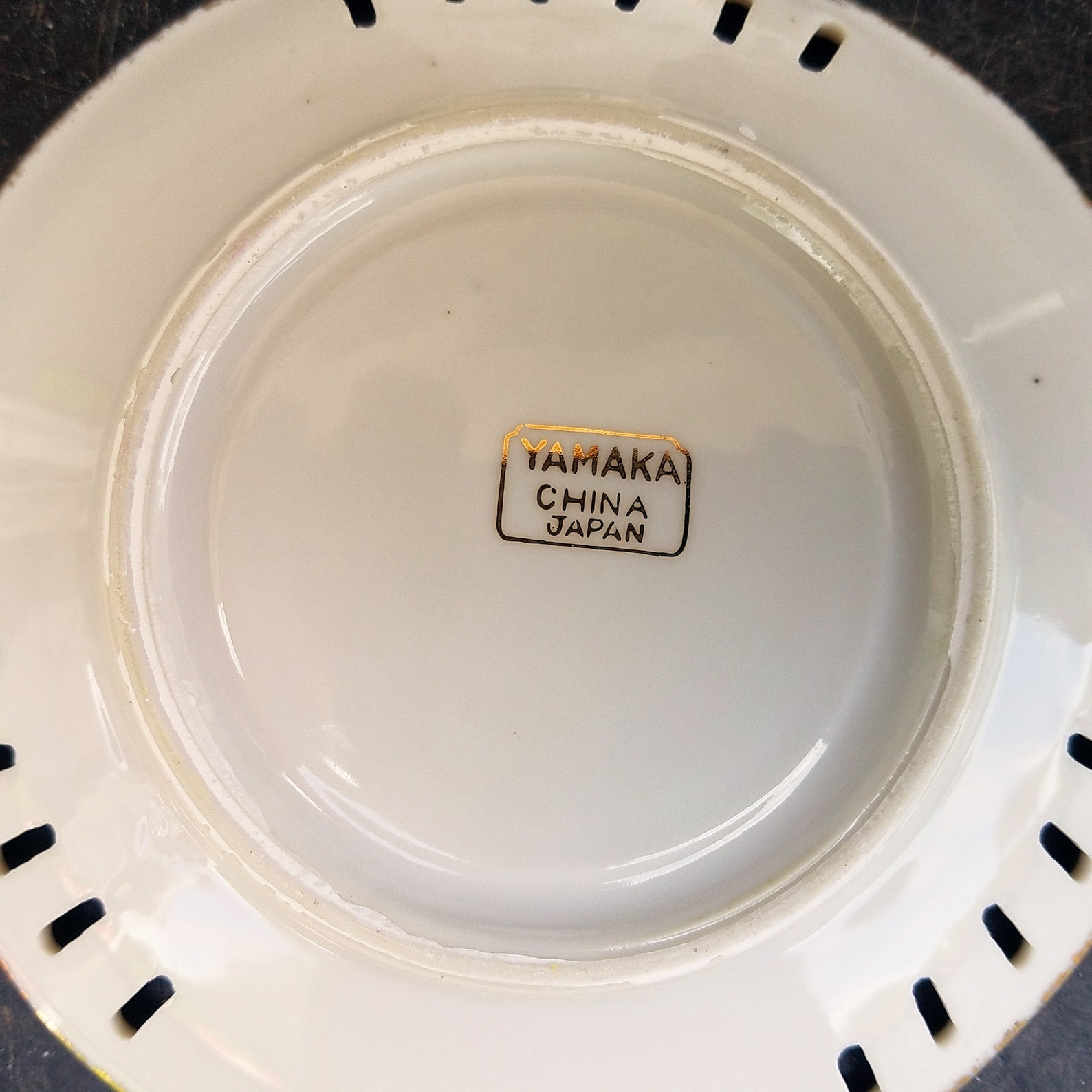 Vintage Yamaka China Made in Japan Teacup Saucer Purple - Etsy