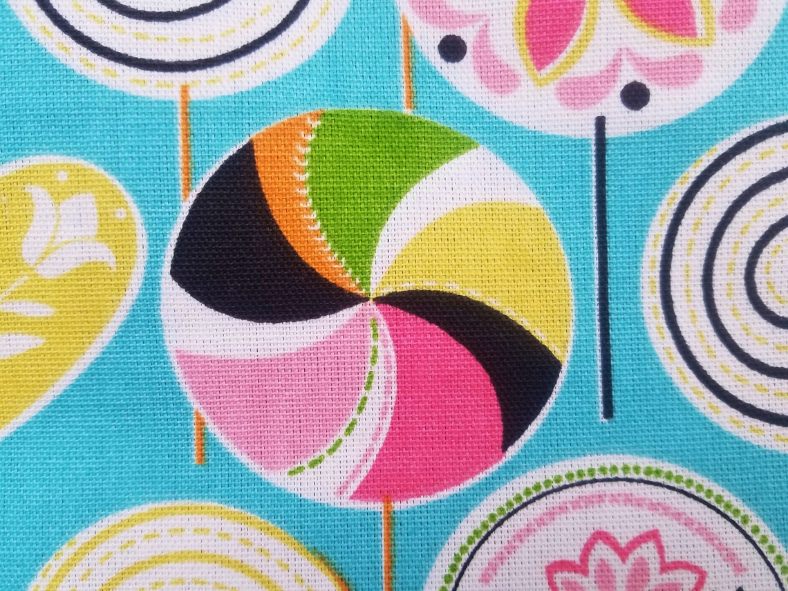 Sugar Rush Lollipop Fabric Heavy Cotton Home Decor Fabric by - Etsy