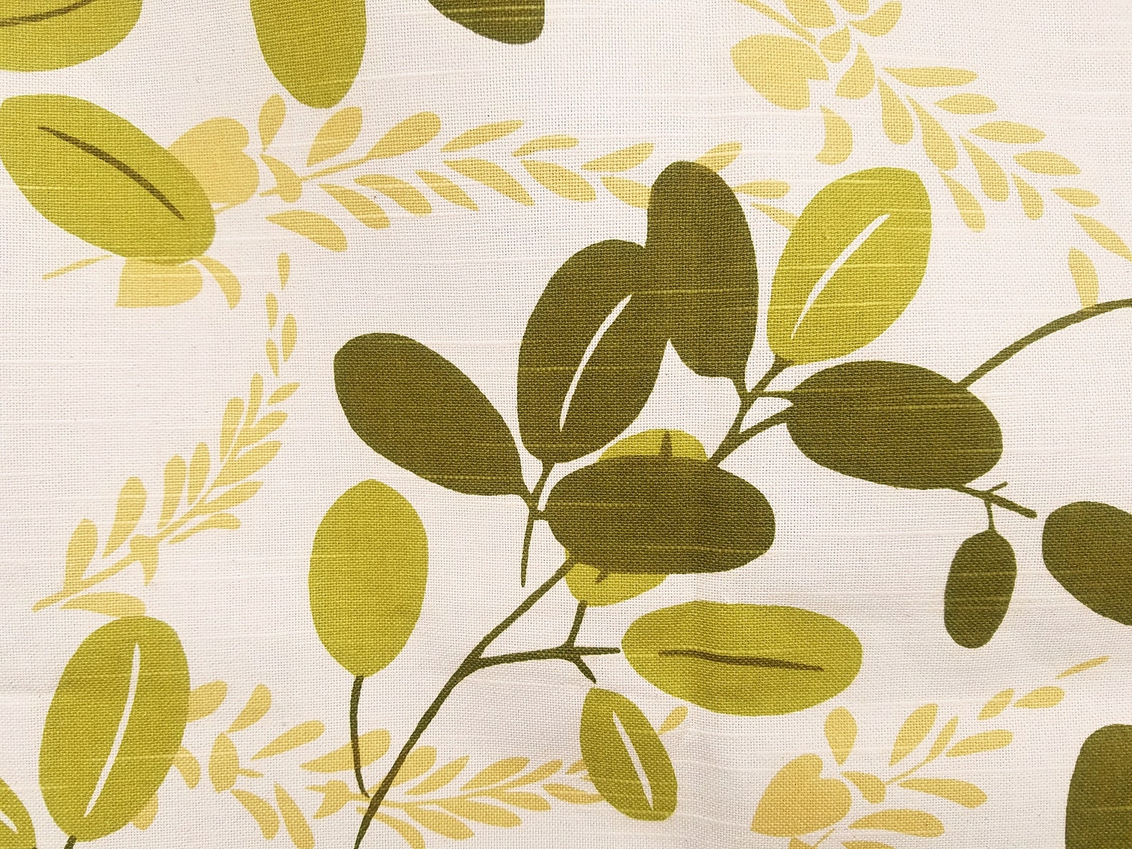 Olive Branch Upholstery Fabric, Botanical Olive Branch Home Decor ...