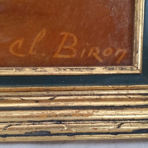 Framed Signed Oil on Board Floral Still Life Painting - Listed Belgium ...