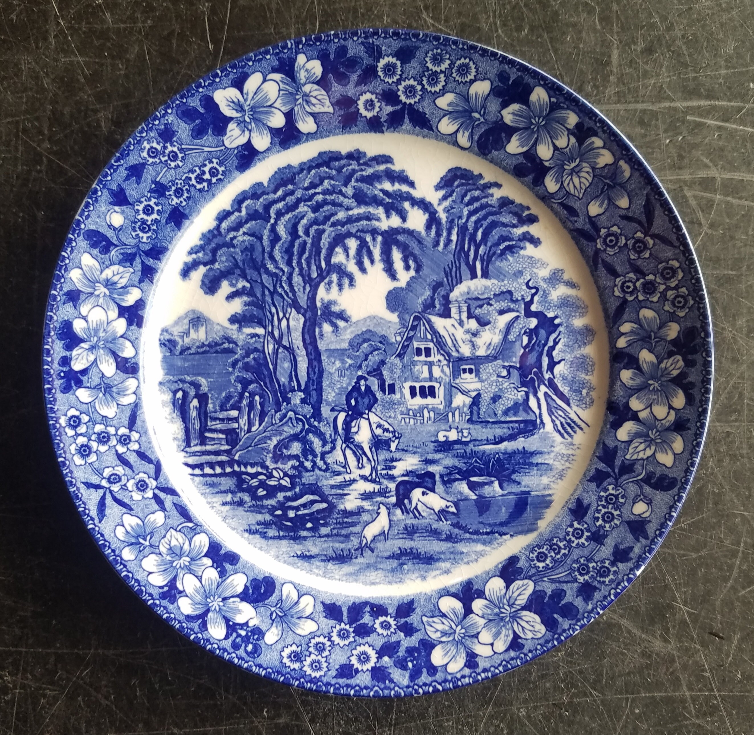 Dining & Serving Home & Living Vintage Blue Willow Transferware Serving ...