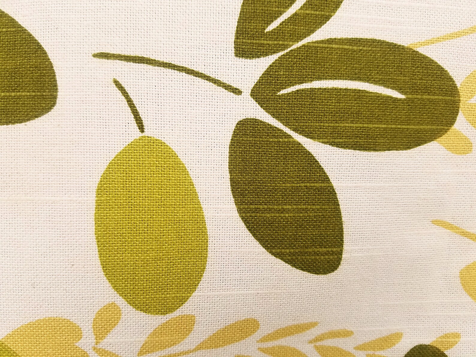 Olive Branch Upholstery Fabric, Botanical Olive Branch Home Decor ...